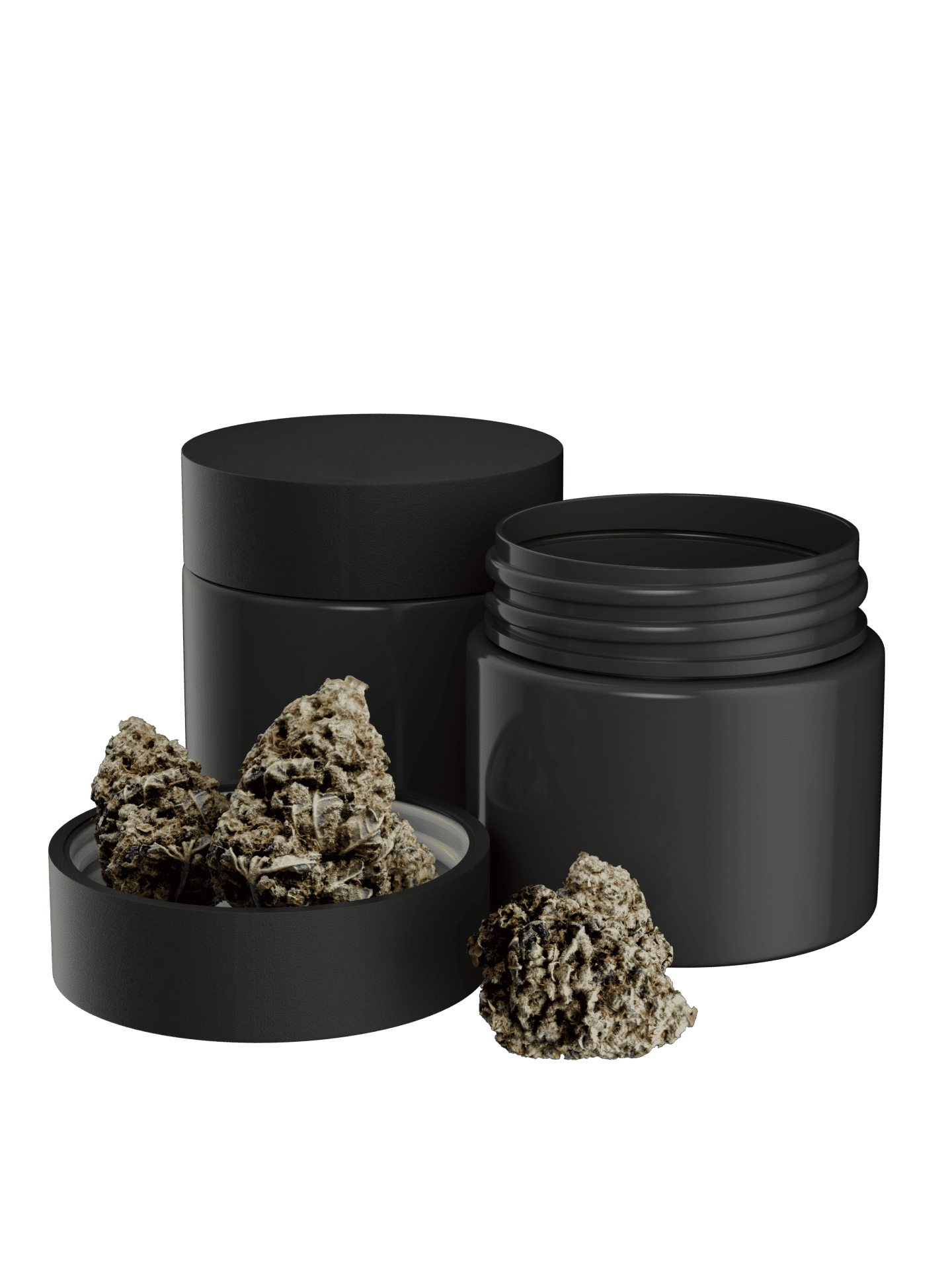Child-Resistant Plastic Jar with Secure Screw Cap | Safe Storage ...
